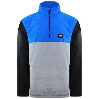 New Balance Relaxed Herren Blau/Grau Jacke