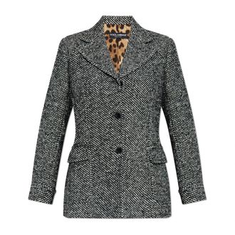 Dolce & Gabbana Einreihiger Blazer - - Jackets - Damen - Grau - S