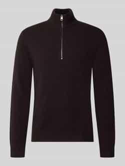 Cinque Regular Fit Strickpullover mit Troyer-Kragen