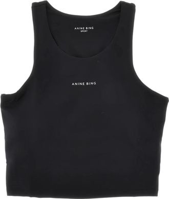 Anine Bing Elina Logo-print Sports Bra