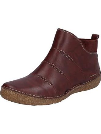 Josef Seibel Bottines Fergey 53 | rouge, Couleur:rouge, Taille:38
