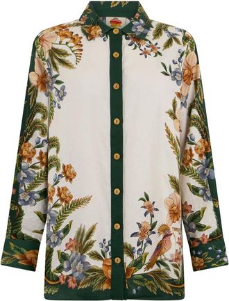 Farm Rio Farm Rio, Femme, Blouses et Chemises, Multicolore, Taille: 40 FR Blouses & Chemises