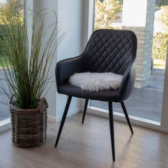 House Nordic House Nordic - Galette de chaise en peau de mouton - &Eacute;cru - lambskin seat
