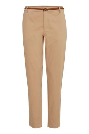 b.young BYDays Damen Hose Chino Stoffhose mit Stretch, Gr&ouml;&szlig;e:42, Farbe:Nomad (80145)