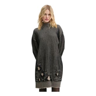 Maison Margiela Wendem Strickkleid - - Dresses - Damen - Schwarzk - XS