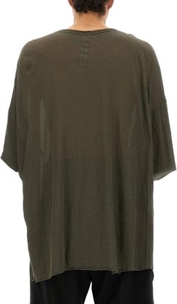 Rick Owens Cotton T-Shirt - Green