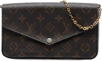 Louis Vuitton Hobo Bags - Monogram Pochette Felicie - Gr. unisize - in Braun - für Damen
