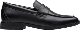 Clarks Unisex Jonwin Craft Y Shoe, Black Leather, 35.5 EU