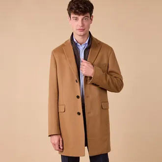 Bexley Honor&eacute; II - Manteau homme camel fonc&eacute;
