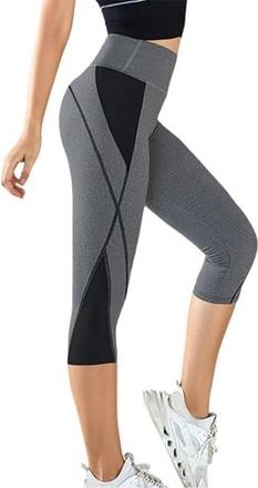 Generic Pantalon de yoga taille haute 2026 pour femme, legging dentraînement 7/8, extensible et confortable, collant athlétique, course à pied, gym et usage q