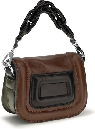 Pierre Hardy Alphaville Calfskin Leather Shoulder Bag - Multicolor
