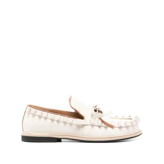 J.W.Anderson R&uuml;schen-Loafer mit stilvollem Design - - Shoes - Damen - Beige - 41 EU