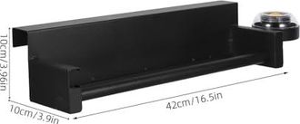 NUOBESTY Porte-Paquet Mural pour Supermarch&eacute; Distributeur de Paquet Plastiques en Rouleau Support Lat&eacute;ral Compact Syst&egrave;me Mains Mouill&eacute;es Int&eacute;gr&eacute; Organiseur Pr