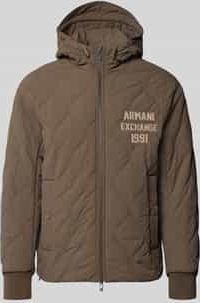 A|X Armani Exchange Jacke mit Steppn&auml;hten und Label-Detail