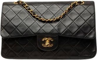 Chanel Sac bandouli&egrave;re Pre-owned Double Flap - Femme - Pre-owned - Noir - Taille: ONE Size