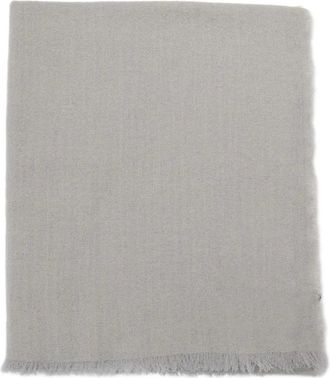 Destin écharpe à franges - Gris