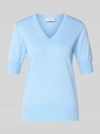 Freequent Strickshirt mit V-Ausschnitt Modell Katie