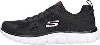 Skechers 52631-BKRD Homme Sneakers Basses, Noir (Black 52631-Bkrd), 43 EU