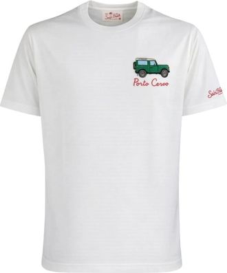 MC2 Saint Barth Homme, Tops, Blanc, Taille: S T-shirt Portofino