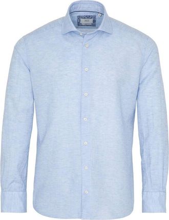 Eterna Herren Hemd aus Baumwoll-Leinen-Mischung Modern Fit