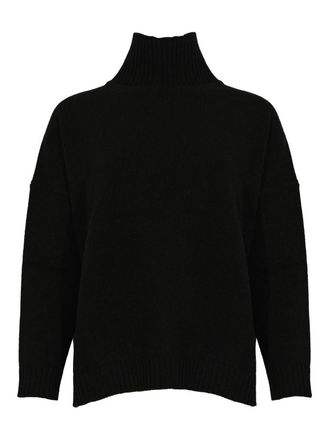 Max Mara Rundhalspullover - Schwarz