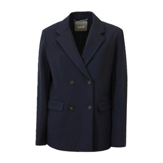 Max Mara Virgus Jacke - - Jackets - Damen - Blau - L