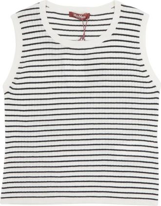 Max Mara Femme, Tops, Blanc, Taille: 42 FR Valeria Top