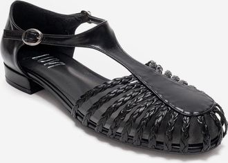 Prologue Onos Geflochten T Riemen Sandale