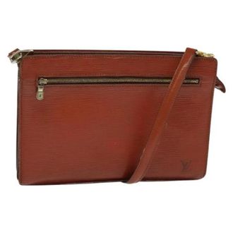 Louis Vuitton Pre-owned Cuir sacs-louis-vuitton - Femme - Pre-owned - Brun - Taille: ONE Size