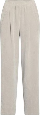 Marc Aurel Femme, Pantalons, Gris, Taille: 38 FR Pantalon en Velours avec Plis et Taille &Eacute;lastique
