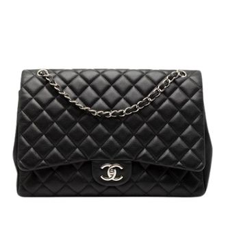 Chanel Pre-owned Classic Maxi - Femme - Pre-owned - Noir - Taille: ONE Size