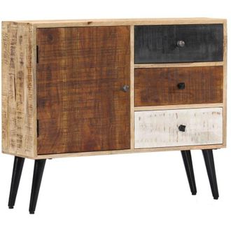 vidaXL Sideboard 88&times;30&times;73 cm Mango-Massivholz Vidaxl