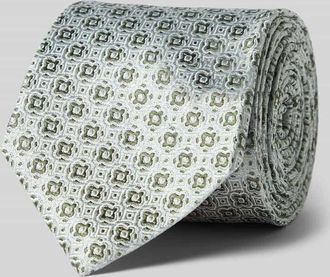 Monti Krawatte aus Seide im Allover-Look (7 cm)