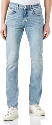 7 For All Mankind Herren Jsmsc100 Jeans, Light Blue, 40 EU