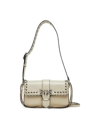 Pinko Handtasche Love One Classic Slouchy Fl PE 25 PLTT 104524 A28D Beige
