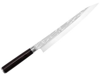Kai Shun Pro Sho Yanagiba Couteau &agrave; Sushi Japonais, Couteau &agrave; Sashimi longueur de lame 24 cm - acier A10 61 (&plusmn;1) HRC - bois de pakka noir - fabriqu&eacute; &agrave; la 