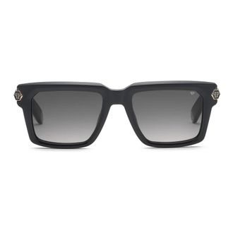 Philipp Plein Homme, Accessoires, Gris, Taille: ONE Size Empire Lunettes de soleil