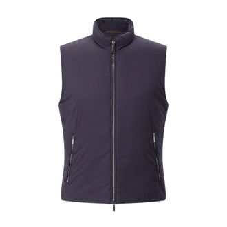 Moorer Italienischer Stil Funktionsweste - - Jackets - Herren - Blau - 3XL