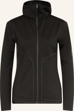 Icebreaker Midlayer-Jacke 560 Elemental Aus Merinowolle schwarz