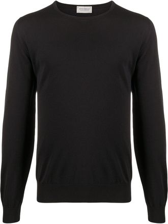 John Smedley pull à encolure ronde - Noir