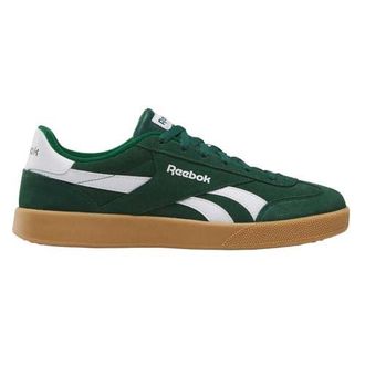 Reebok Smash Edge Daim Unisexe pour Adulte, Gomme Blanche Vert fonc&eacute;, 35 EU