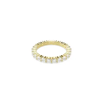 Swarovski Femme, Accessoires, Jaune, Taille: 48 MM Bague Bandeau Matrix Vittore