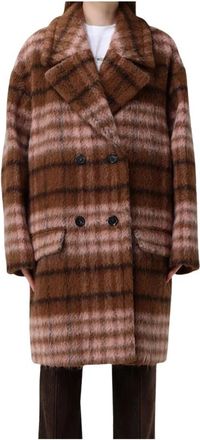 Moschino Femme, Manteaux, Multicolore, Taille: 36 FR Manteau oversize en tissu doux