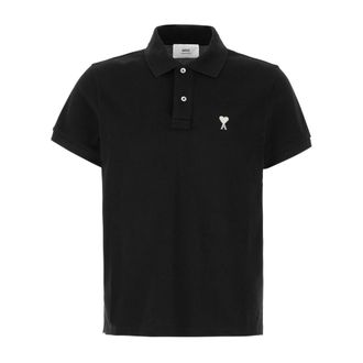 Ami Ami De Coeur Polo - - Tops - Herren - Schwarzk - S