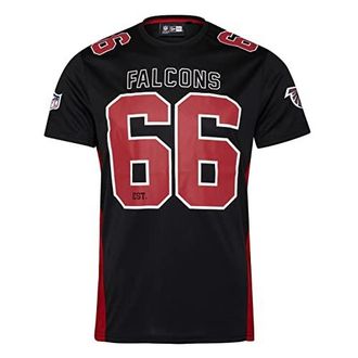 New Era Atlanta Falcons NFL Established Number Mesh Tee Black T-Shirt