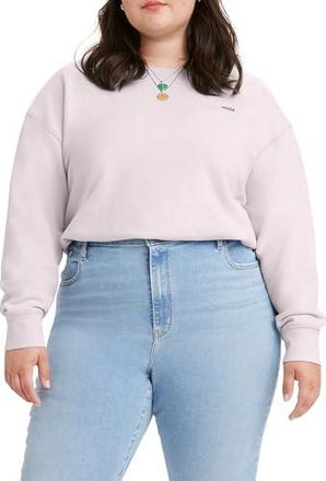 Levi's Plus Size Standard Crew Sweatshirt Femme, Mauve Chalk, 1XL
