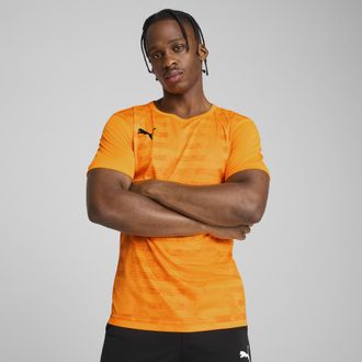 Puma Maillot &agrave; motif individualRISE Homme, V&ecirc;tements, Orange, M