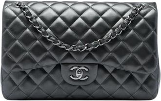 Chanel Pre-owned Double Flap Shoulder Bag - - Pre-owned - Damen - Grau - ONE SIZE