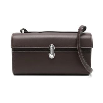 Savette Femme, Sacs, Brun, Taille: ONE Size Sac bandouli&egrave;re Symmetry 26