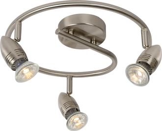 Lucide CARO-LED - Deckenstrahler - Ø 31 cm - LED - GU10-3x5W 2700K - Chrom Matt